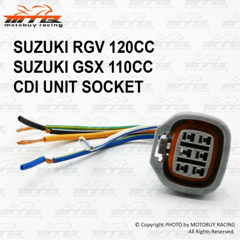 SUZUKI RGV 120 / GSX 110 CDI UNIT SOCKET, Auto Accessories on Carousell