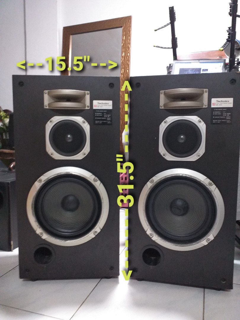Technics SB-1970 Speakers (Vintage), Audio, Soundbars, Speakers & Amplifiers on Carousell