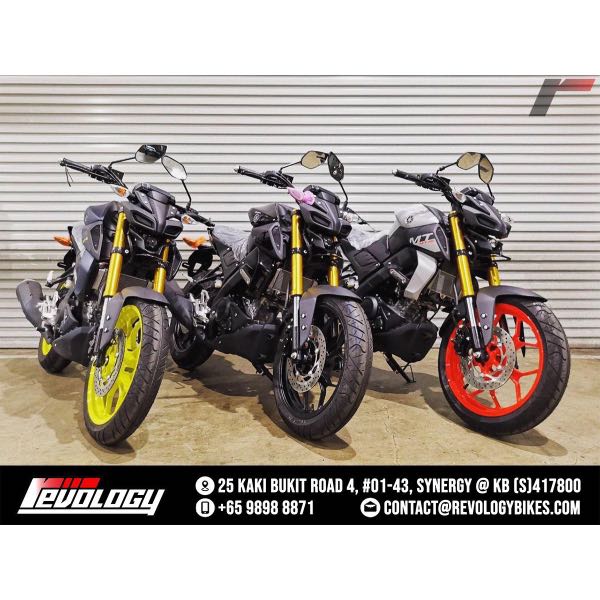 YAMAHA MT15 MT 15 MT155 MT-15 MATTE BLUE/TECH BLACK/ICE FLUO ...