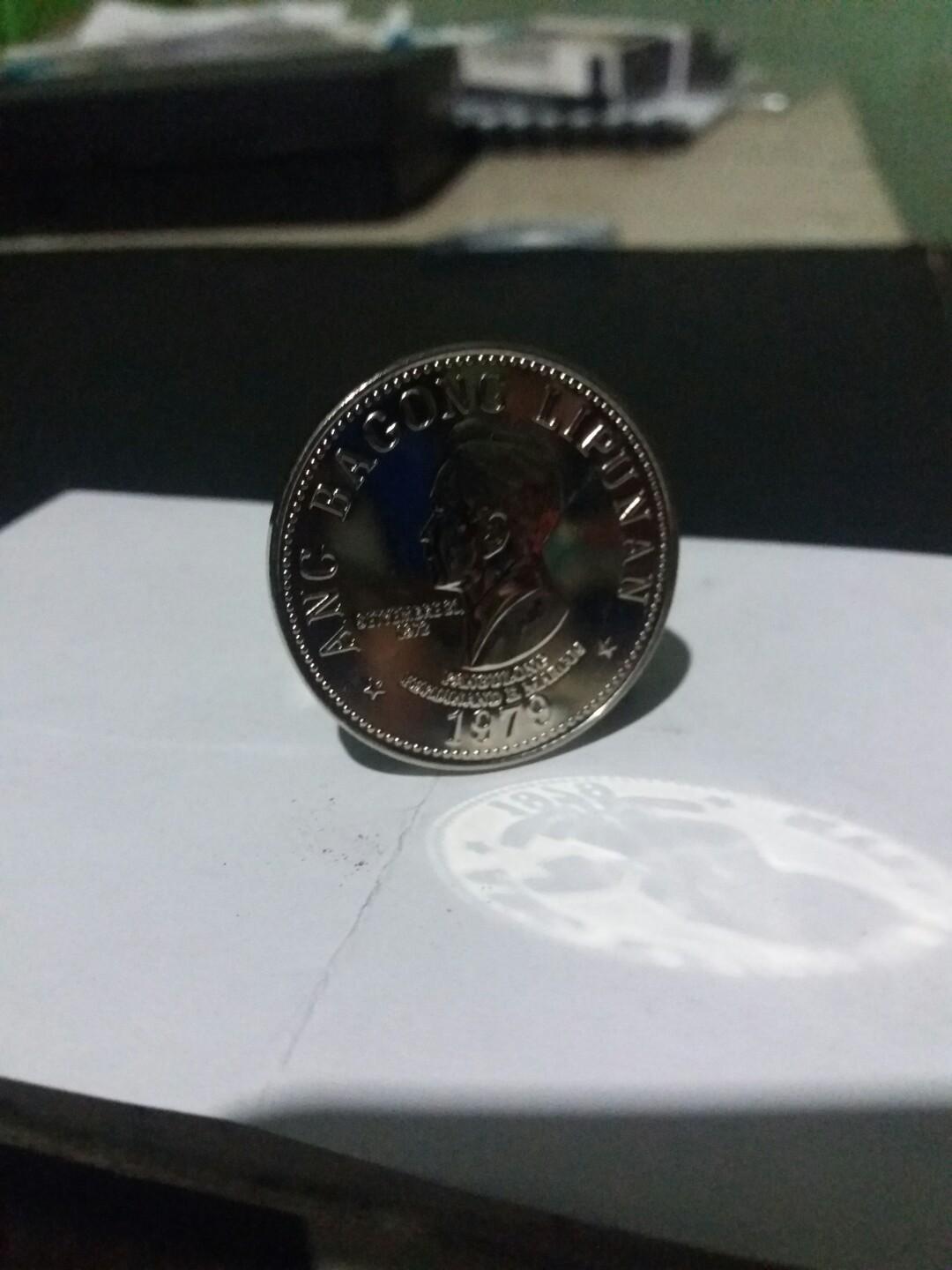 (RESERVED)1979 5 Piso Marcos Coin, Hobbies & Toys, Memorabilia ...