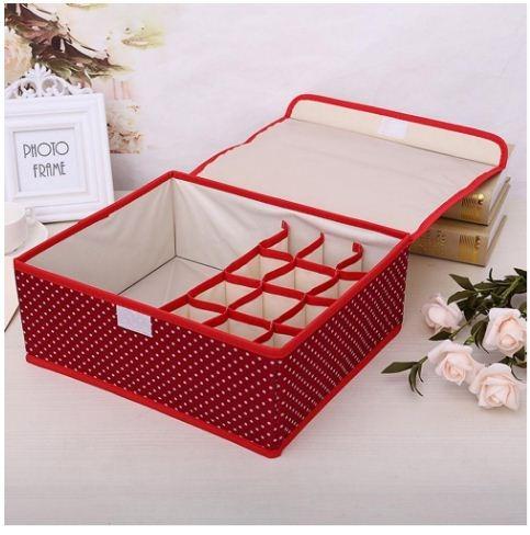2 in 1 Foldable Collapsible Underwear Storage Bra Panties Organizer Box ...