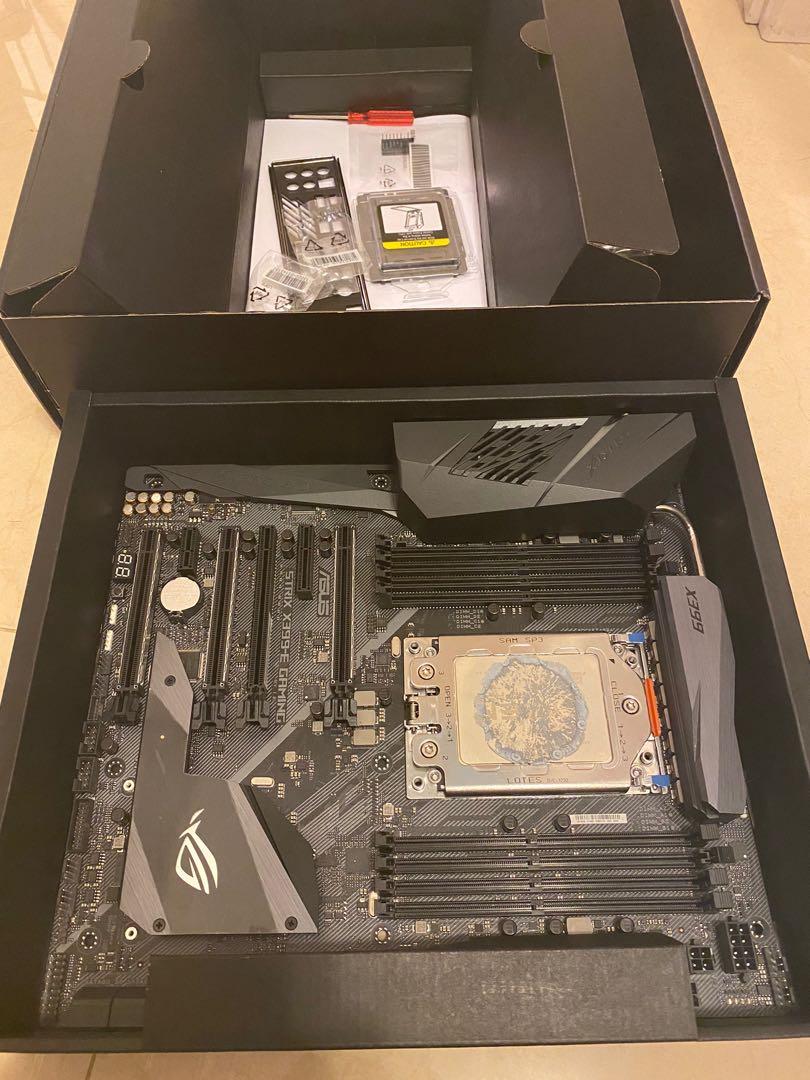 ASUS X399 -E ROG Strix Gaming AMD PC Motherboard 電腦底板, 電腦＆科技, 手提電腦 - Carousell