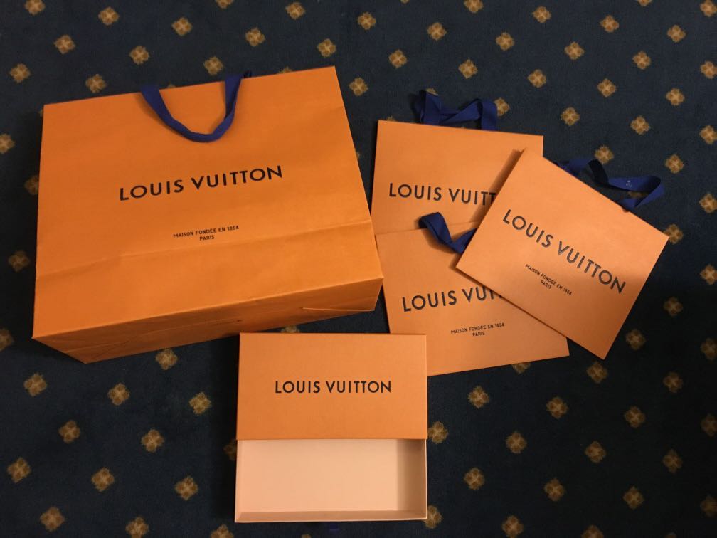 Authentic Brand New LV paper bags and box, Luxury, Bags & Wallets on ...