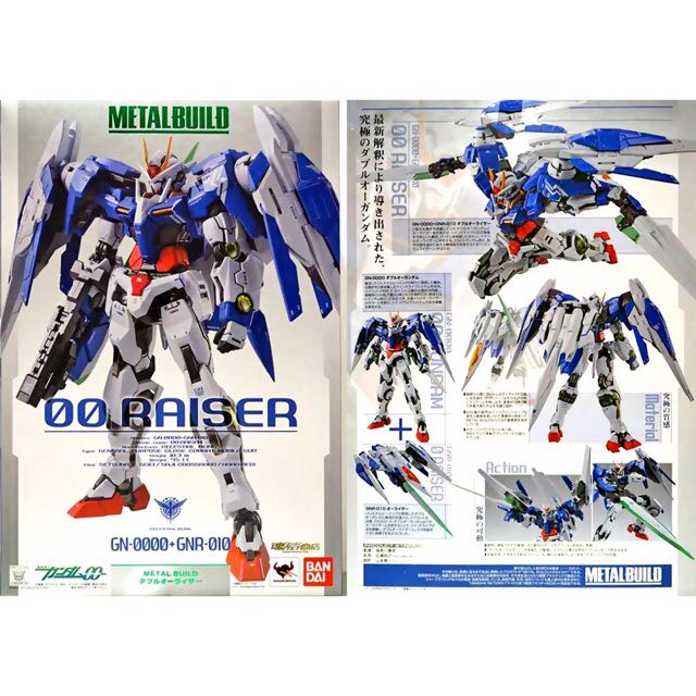 Bandai Metal Build Mobile Suit Gundam OO 00 Raiser, Hobbies & Toys ...