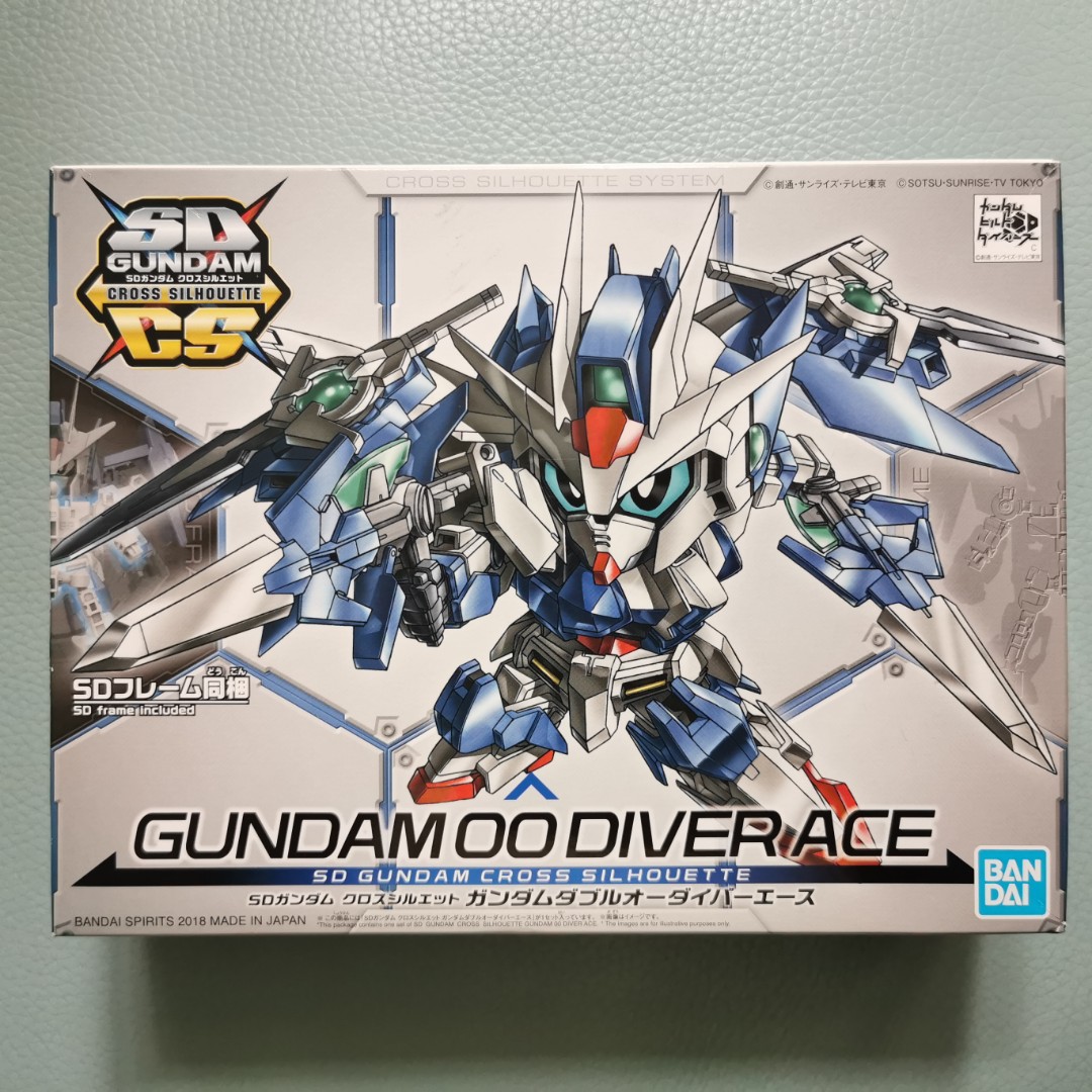 Bandai SD Gundam Cross Silhouette SDCS #06 Gundam 00 Diver ACE, 興趣及遊戲, 玩具 & 遊戲類 - Carousell