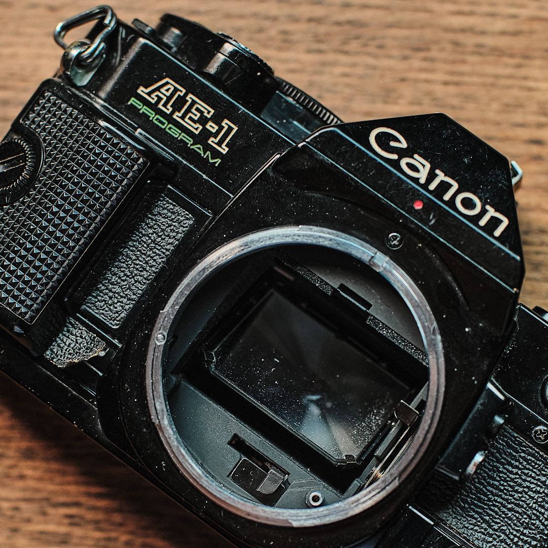 Canon AE-1 Program *for parts*, Photography, Cameras on Carousell