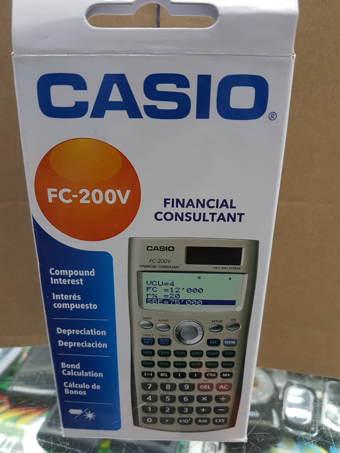 CASIO FINANCIAL CALCULATOR FC 200V, Computers & Tech, Office & Business ...