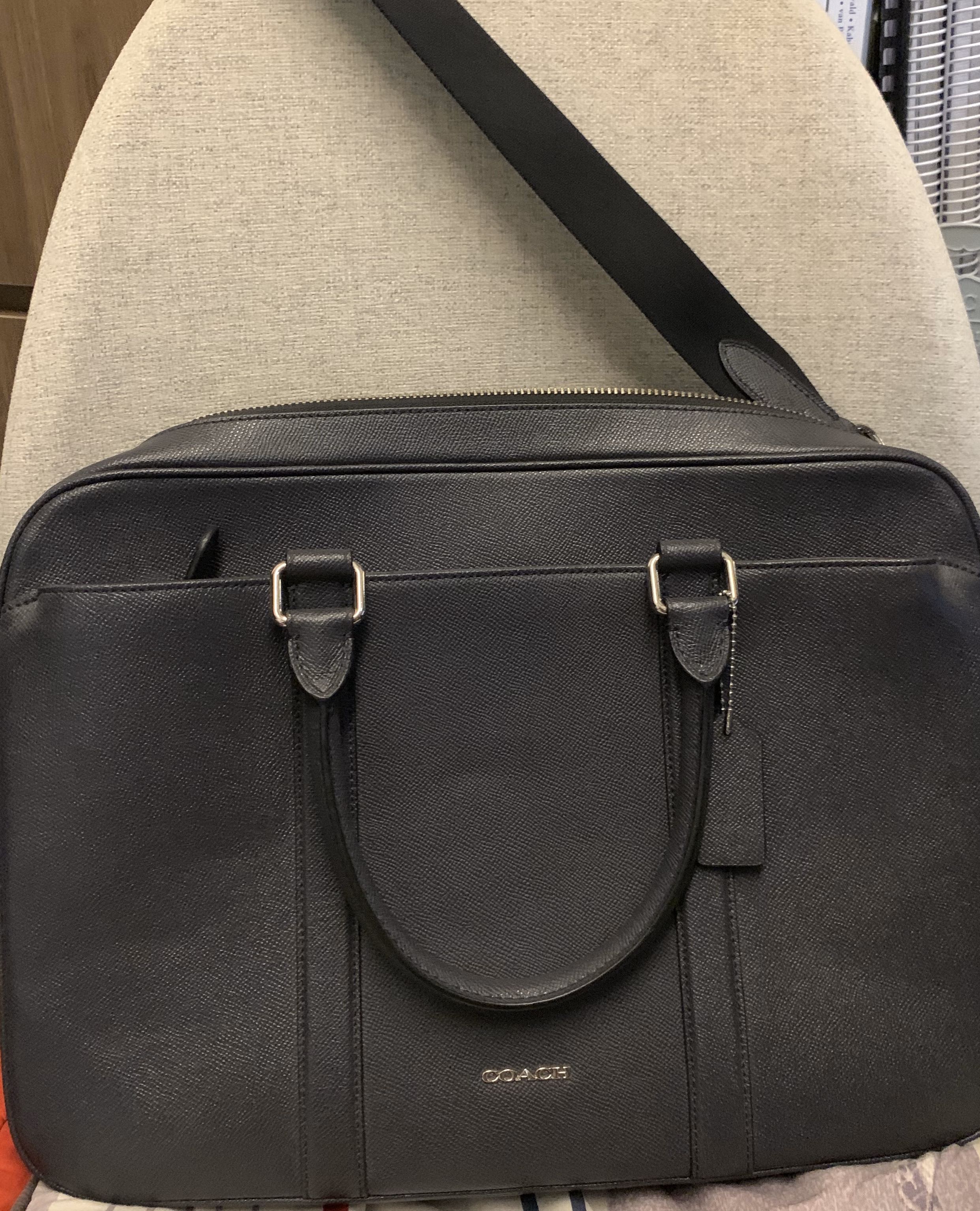 Coach Laptop bag, Men's Fashion, Bags, Briefcases on Carousell