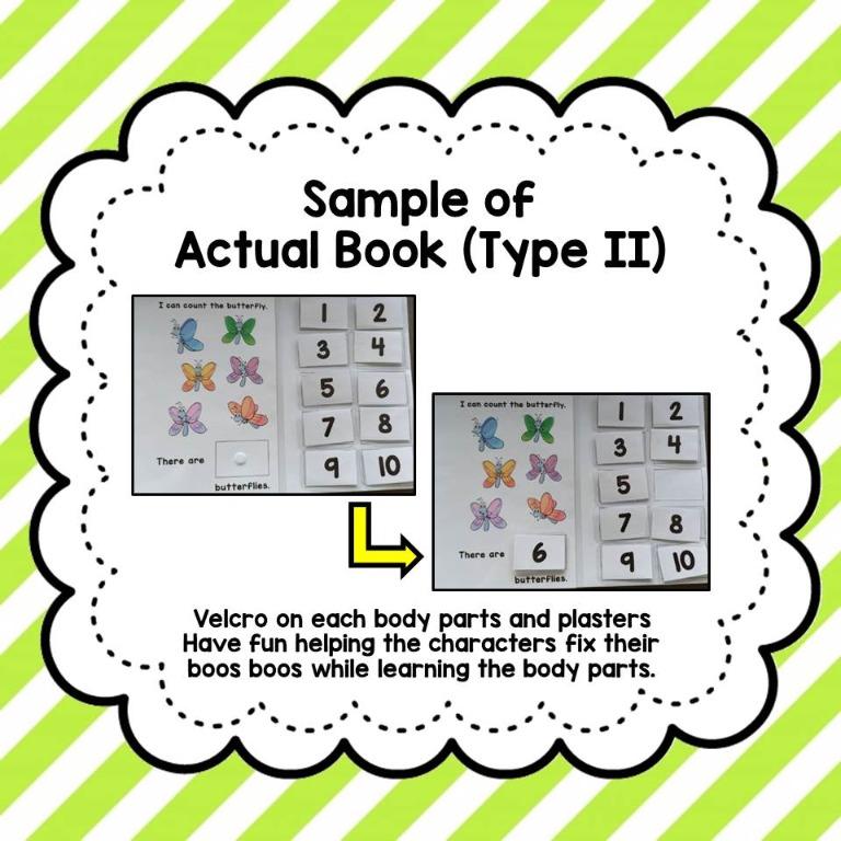 Interactive Book: "Counting Insects 1 to 10" (Learning Numbers ...