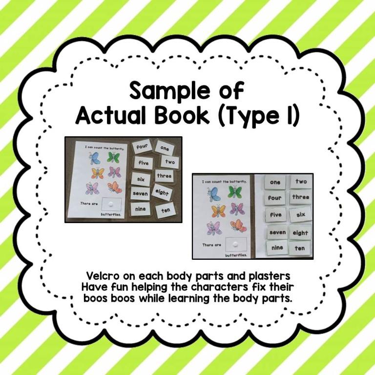 Interactive Book: "Counting Insects 1 to 10" (Learning Numbers ...