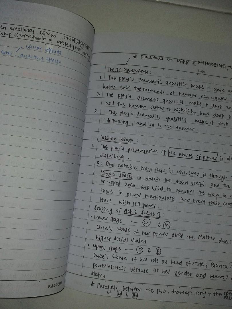 jc handwritten notes, Books & Stationery, Textbooks, Tertiary on Carousell