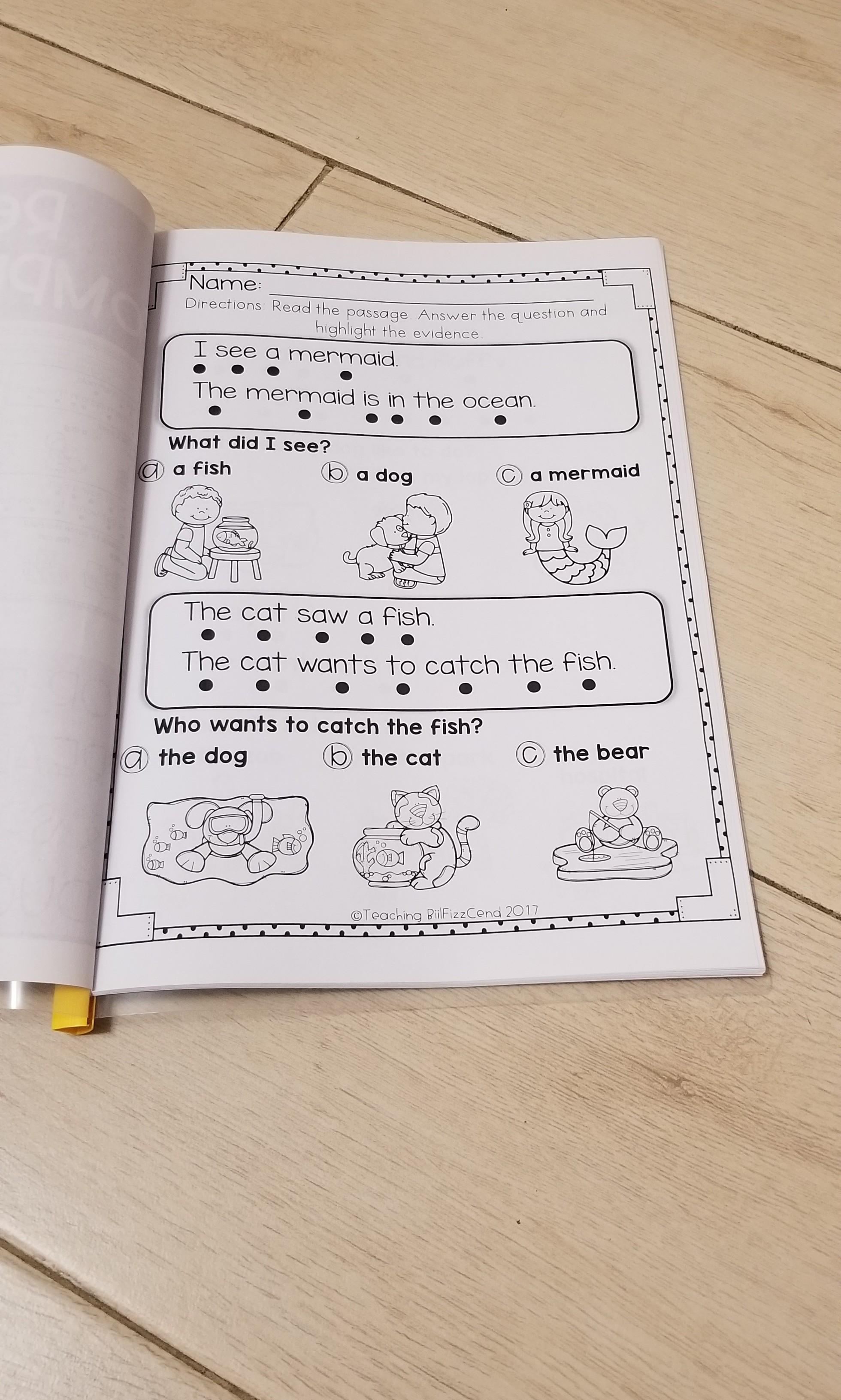 K1 K2練習 (set 4) Reading Comprehension 學Question word, 興趣及遊戲, 書本 & 文具 ...