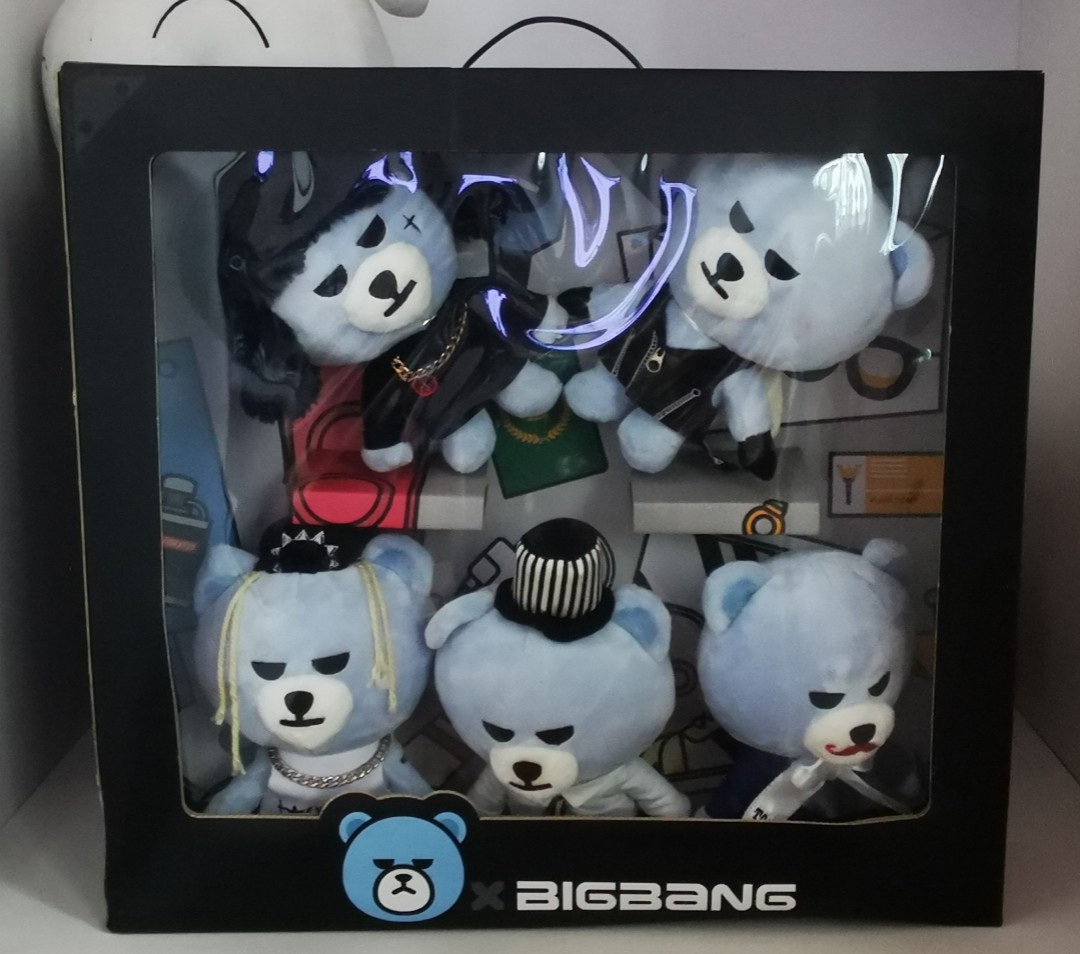BIGBANG X KRUNK TEDDY BEARS (Limited Edition) BNIB with free light ...