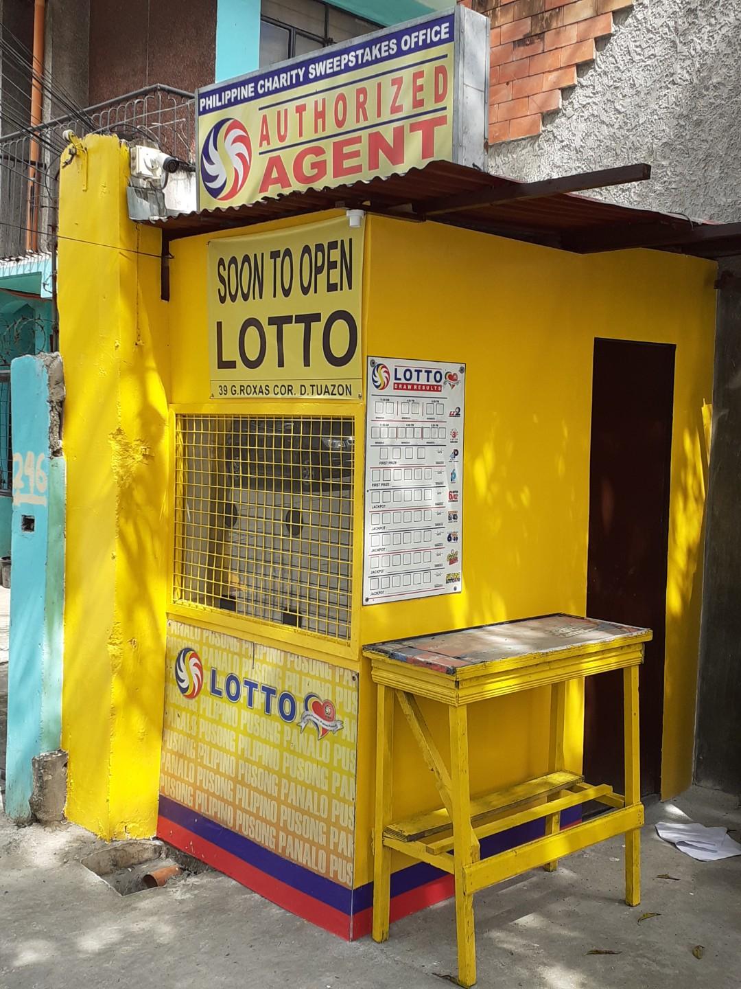 Lotto outlet franchise amount store