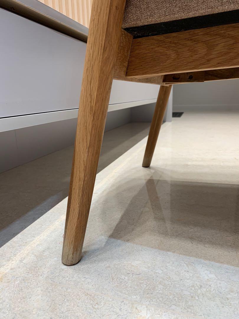 Commune Lounge Chair Solid Oak, Furniture & Home Living, Furniture ...