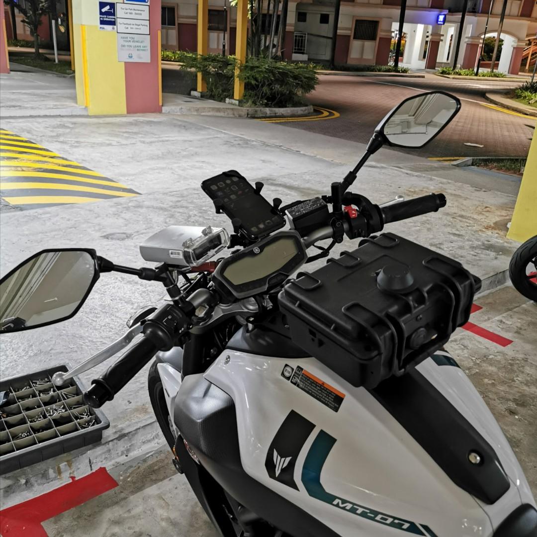 MT07 Tank Case V2, Motorcycles, Motorcycle Accessories on Carousell