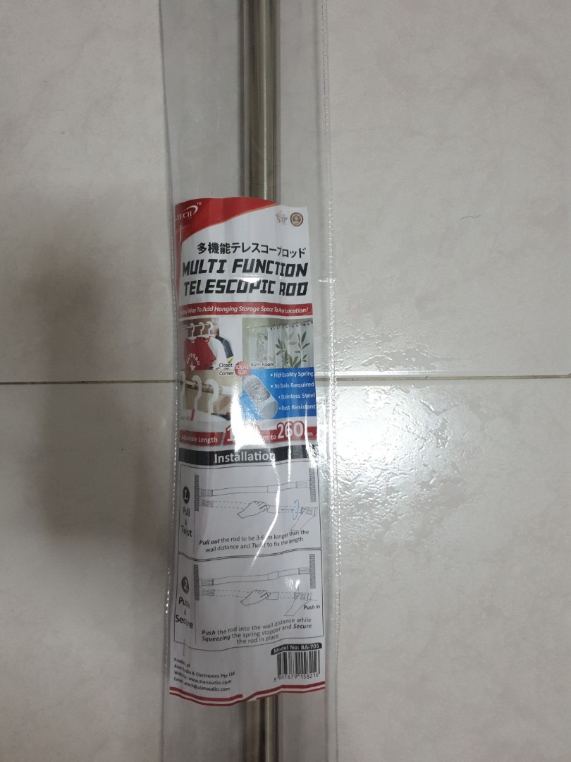 Multi Function telescopic rod, Furniture & Home Living, Home ...