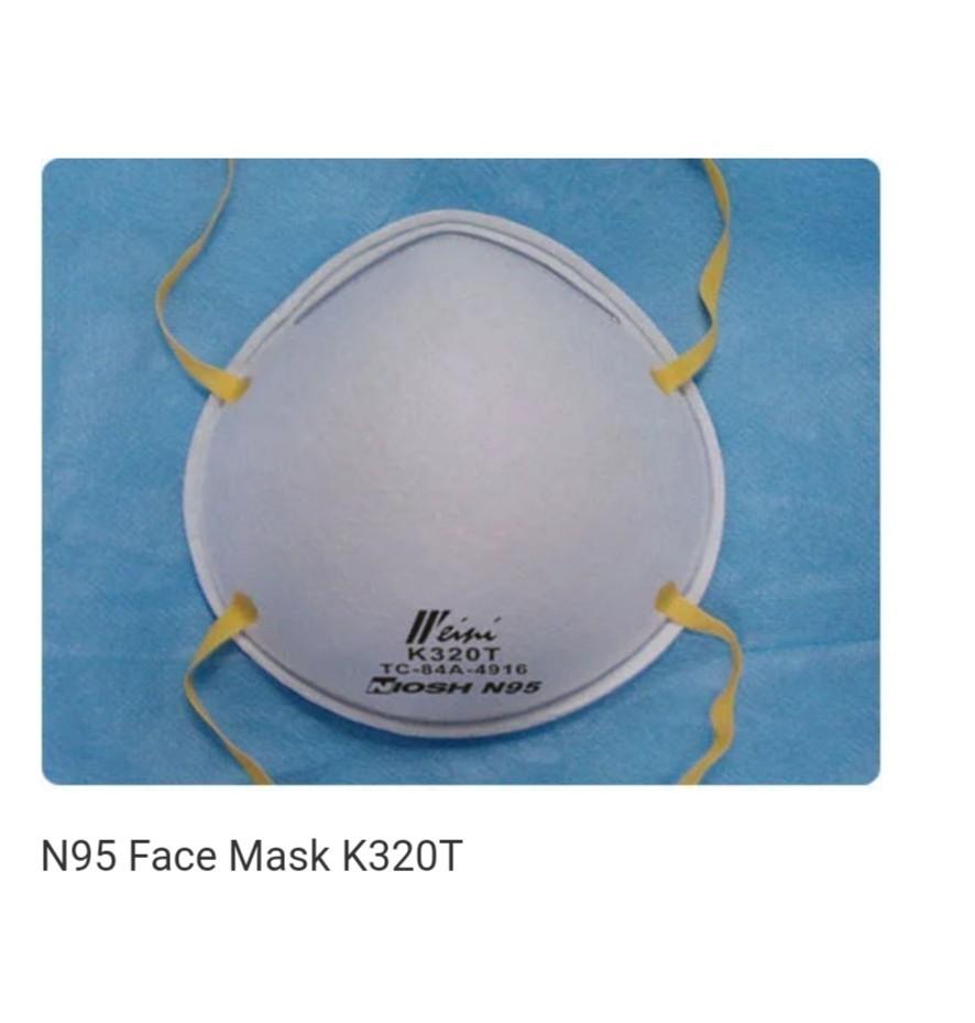 N95 Respirator #Niosh #mask, Health & Nutrition, Face Masks & Face ...