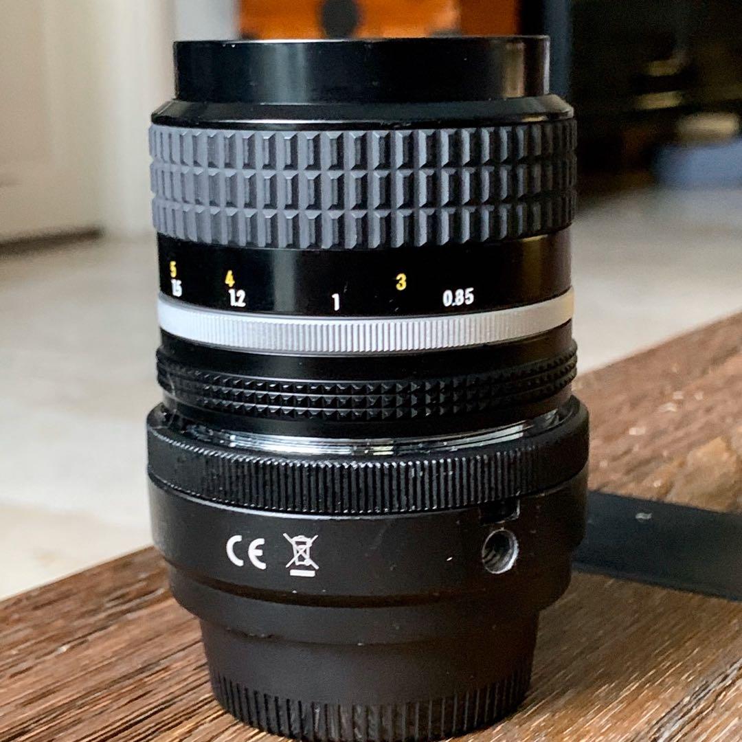 Nikon AIS 85mm f2 Lens with E mount adapter, Photography, Lens & Kits ...