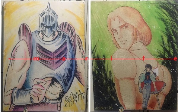 painting manga anime rei ohma, Hobbies & Toys, Stationary & Craft, Art ...