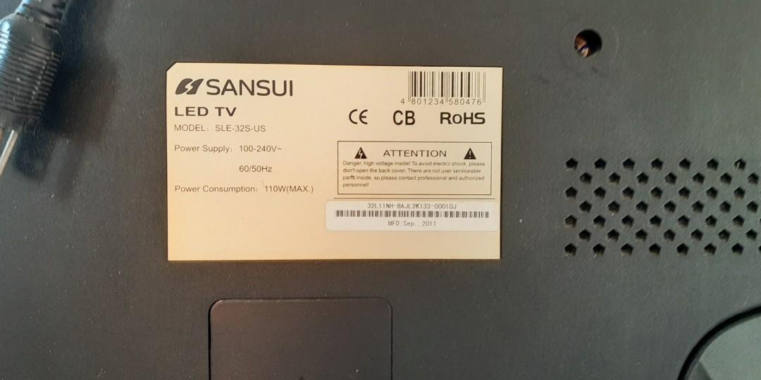 Sansui 32" led tv, TV & Home Appliances, TV & Entertainment, TV on ...
