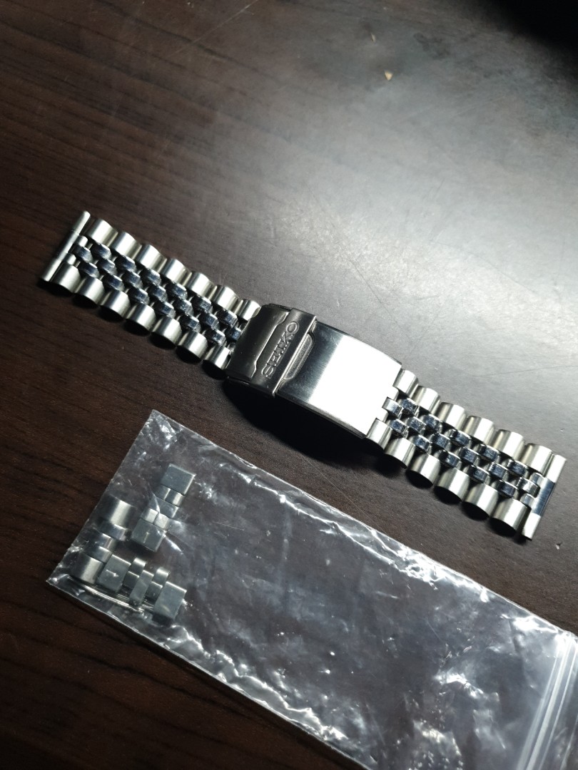 Seiko Jubilee Bracelet - 20mm (straight end link), Luxury, Accessories ...