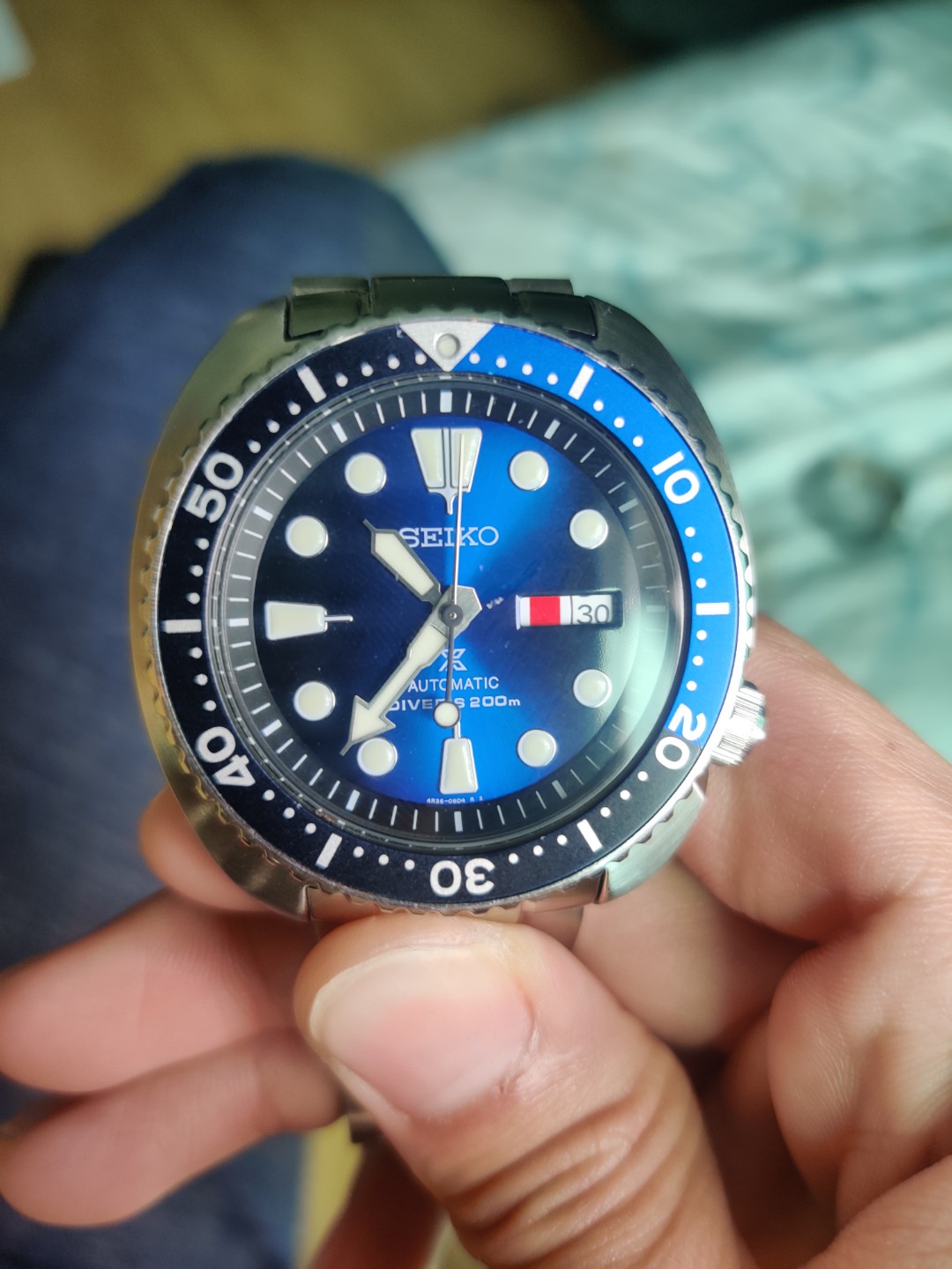 Seiko Prospex SRPC25K1 Batman Turtle, Men's Fashion, Watches ...