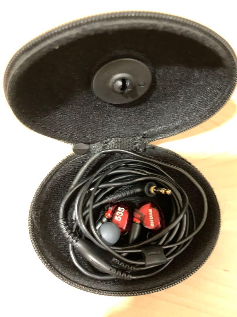 Shure 535 limited edition red, Audio, Other Audio Equipment on Carousell