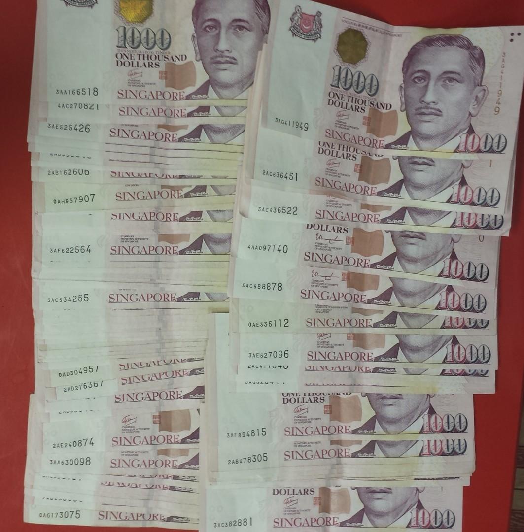 Singapore $1000 Note, Hobbies & Toys, Memorabilia & Collectibles ...