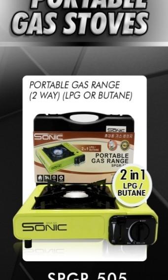 Sonic Made in Korea Portable Camping Outdoor Indoor Butane Gas Stove ...