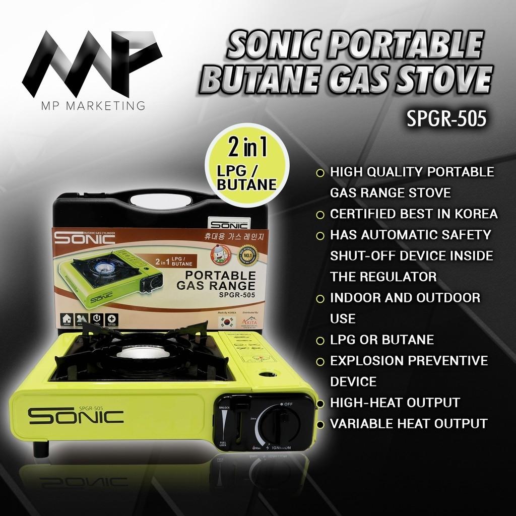 Sonic Made in Korea Portable Camping Outdoor Indoor Butane Gas Stove ...