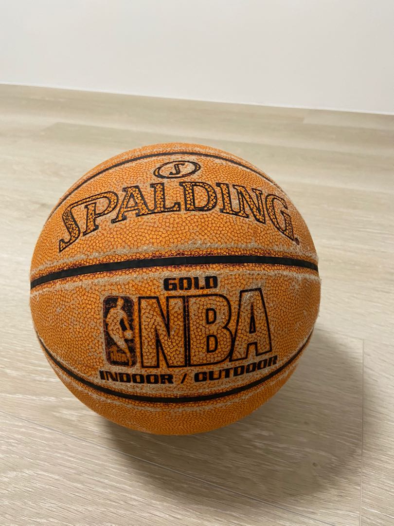 Spalding Basketball NBA gold Series, Sports Equipment, Sports & Games ...