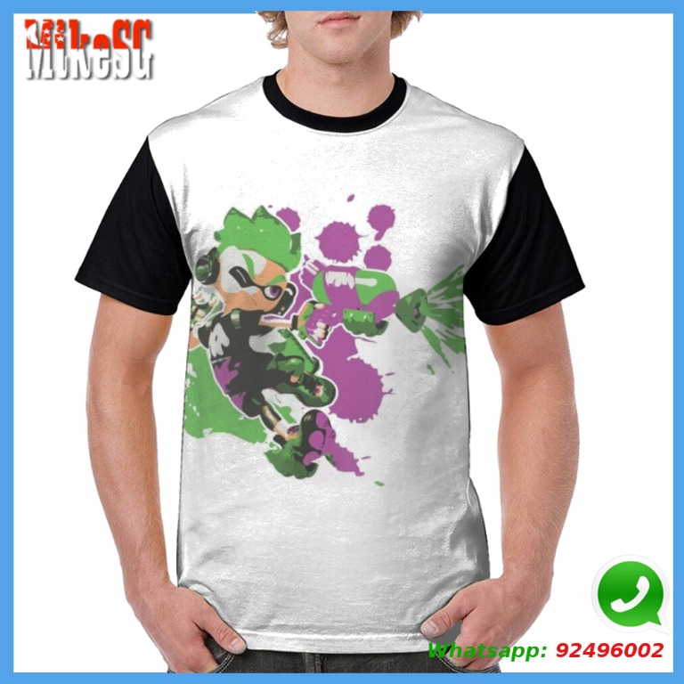Splatoon 2 Tshirt, Men's Fashion, Tops & Sets, Tshirts & Polo Shirts on ...