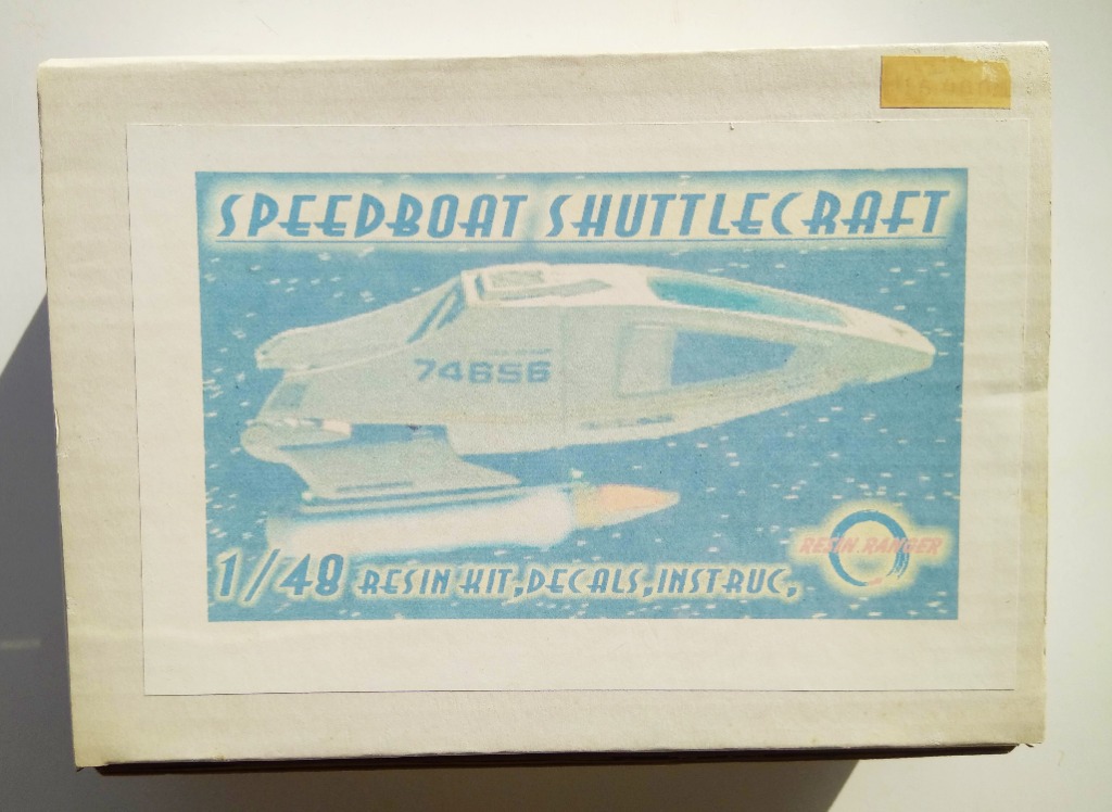 Star Trek 1/48 Scale Speedboat Type-9 Shuttlecraft Resin 200mm Model ...