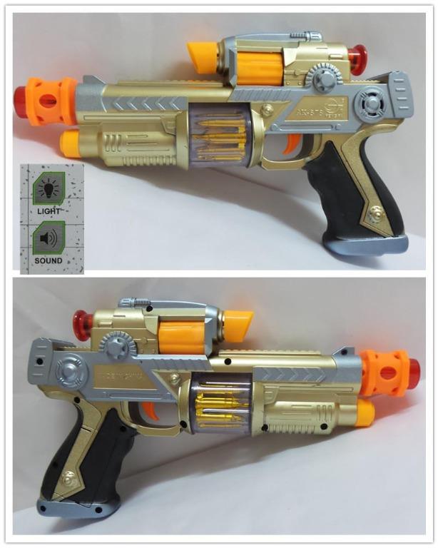 Super Space Flash Electric Gun with Projection Lights Realistic Sound ...