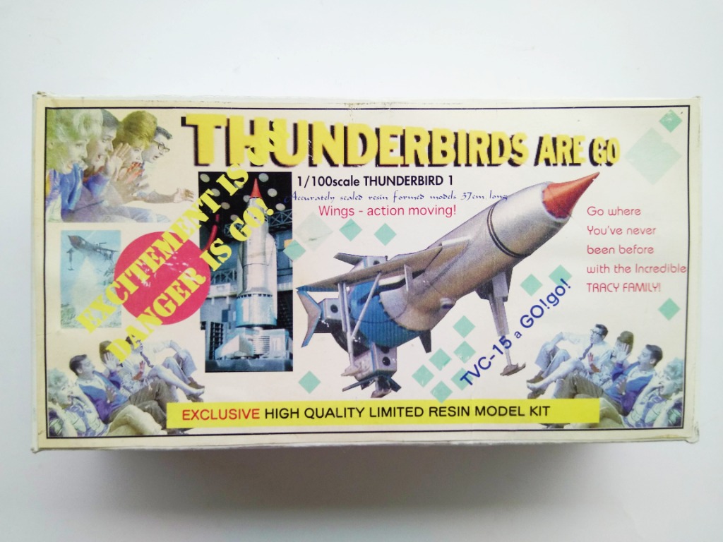 雷鳥Thunderbirds-1 TB-1 1/100 scale Resin Model kit 日本原件白件手辦模型, 興趣及遊戲, 玩具 ...