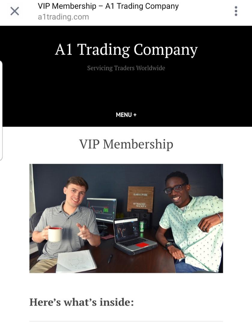 Trader Nick Forex VIP Signals, Hobbies & Toys, Memorabilia ...