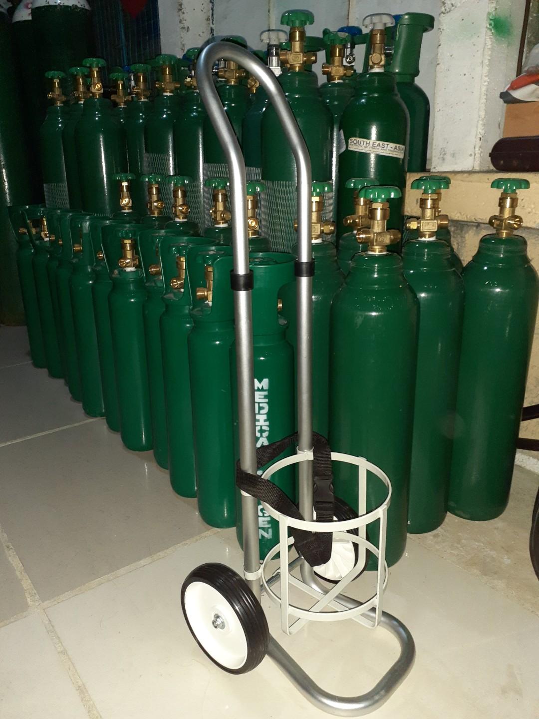Trolley carrier for medical oxygen tank, Everything Else, Others on ...