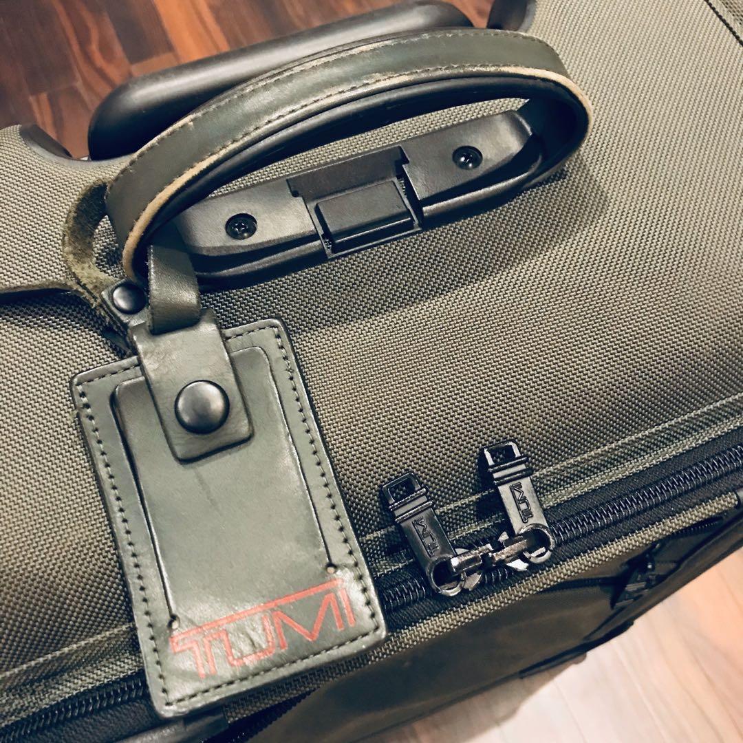 TUMI Classic Army Green Cabin Size 2 Wheels Trolley Bag, Hobbies & Toys ...