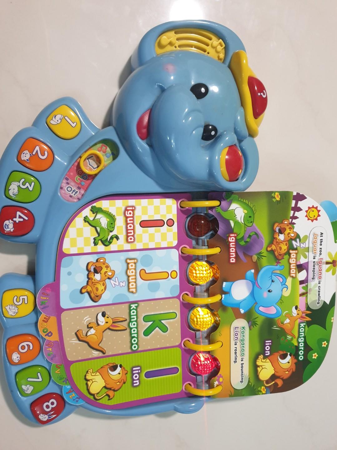 Vtech touch & teach elephant, Babies & Kids, Infant Playtime on Carousell