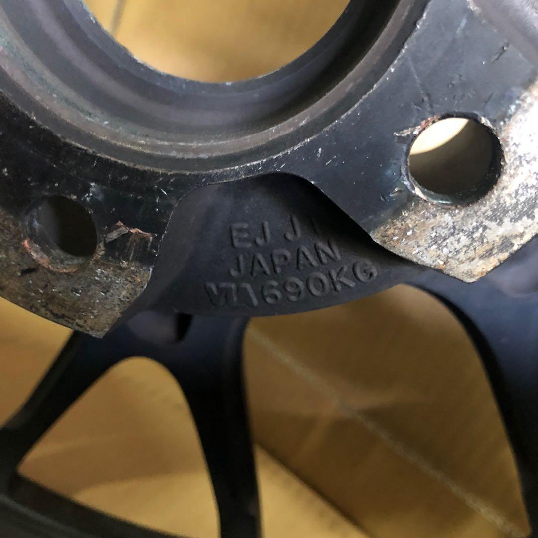 Weds Sport SA6M original respray matt black, 18x9 et20 5x114.3 Evo ...