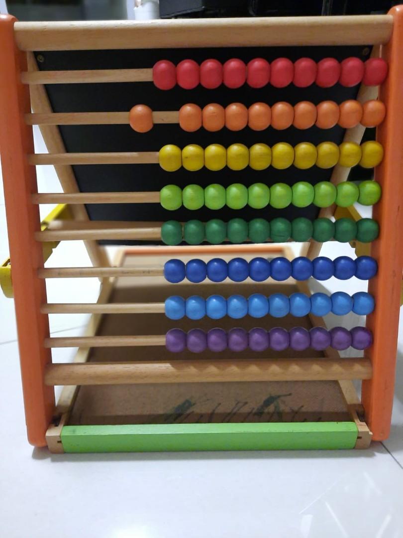 Wooden counting beads, Hobbies & Toys, Toys & Games on Carousell