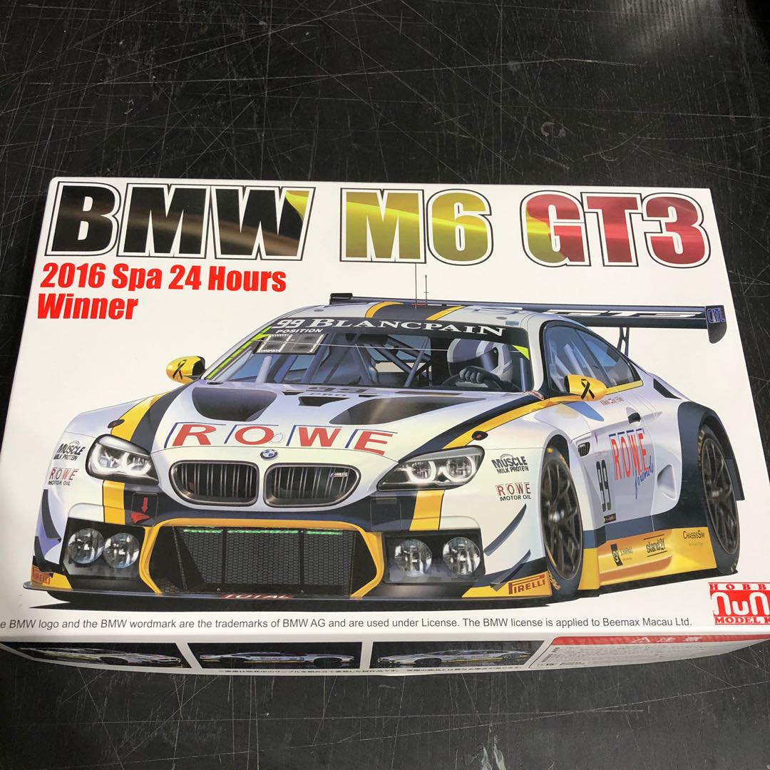 1/24 Hobby NuNu BMW M6 GT3 Model Kit, Hobbies & Toys, Toys & Games on ...