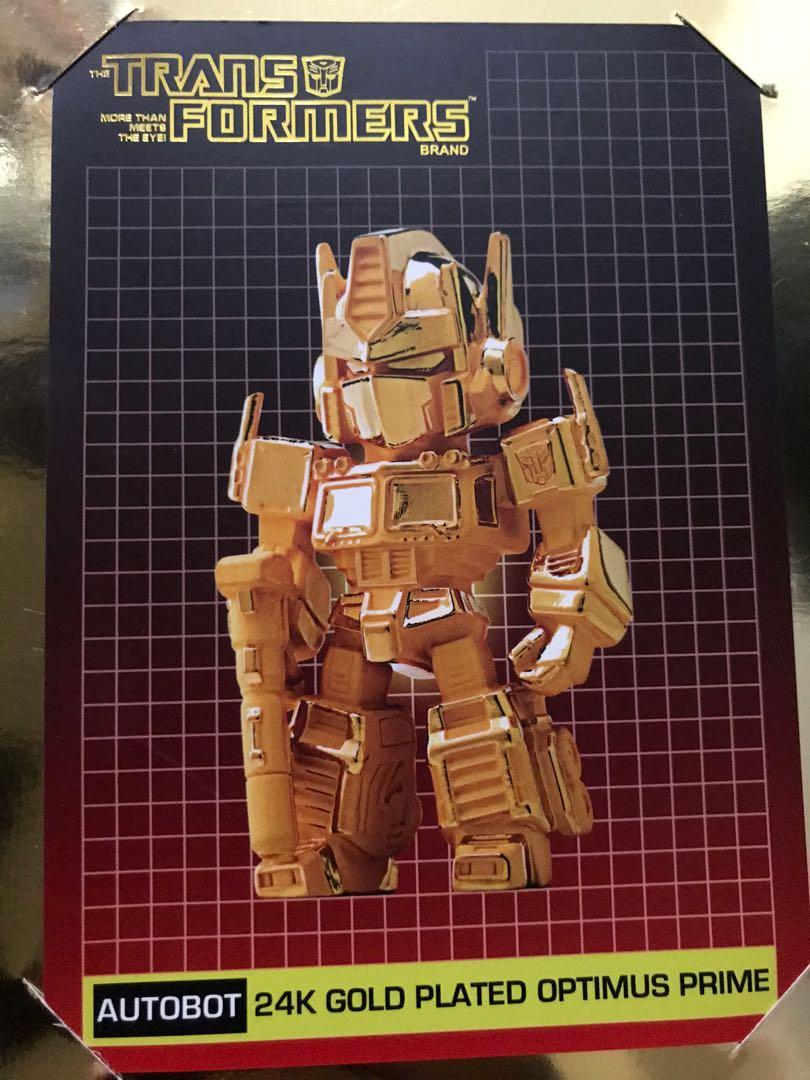 24K Gold Optimus Prime, Hobbies & Toys, Toys & Games on Carousell
