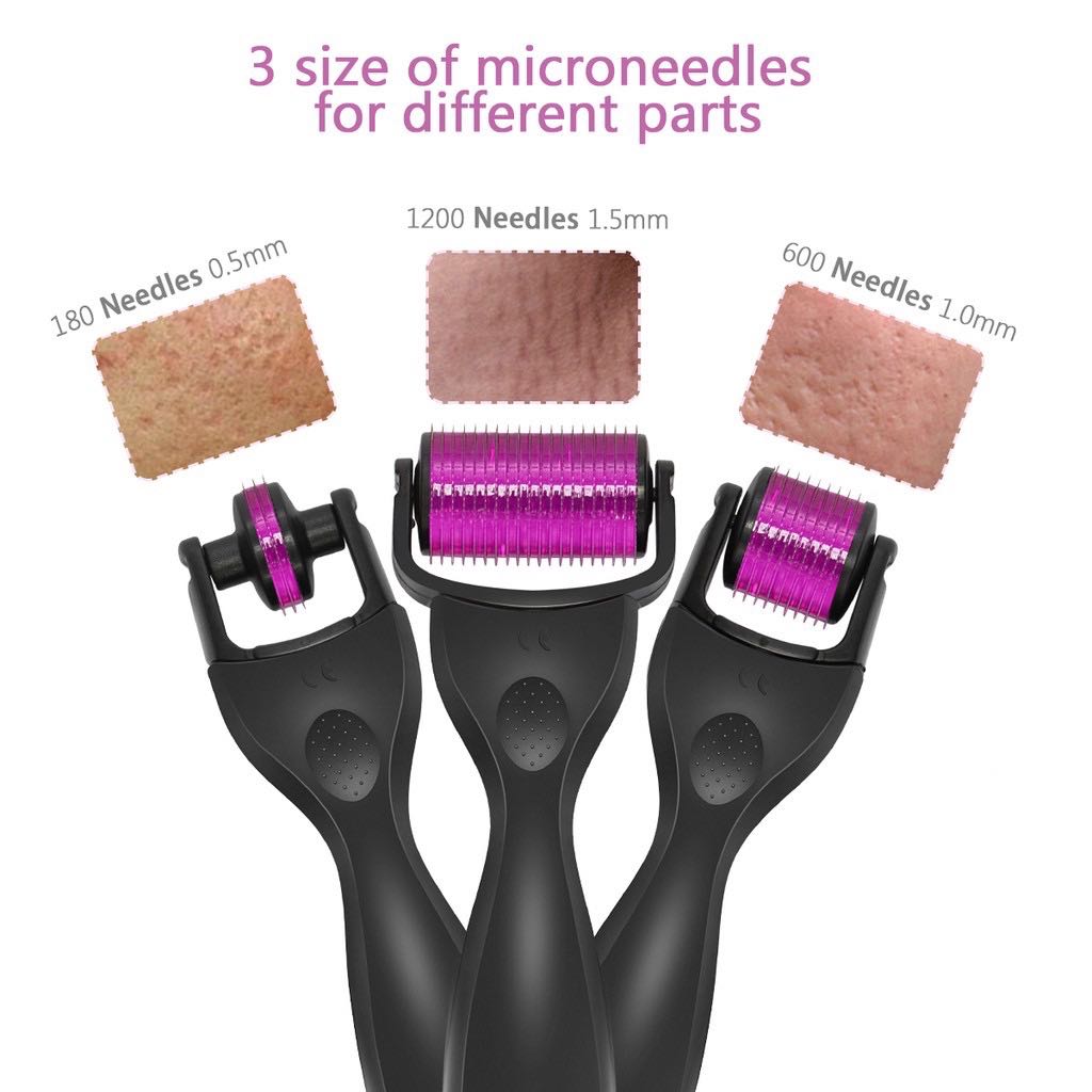 3-in-1 Derma Roller Micro Needling Needle Set (Acne/ Acne Scar ...