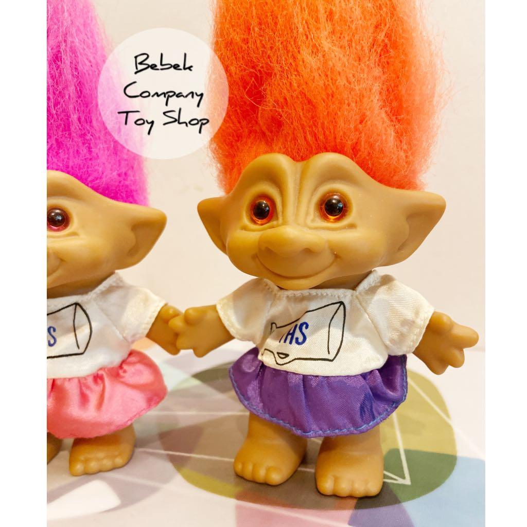 中型 1980 VTG Troll Gem trolls 啦啦隊 女孩 醜娃 巨魔娃娃 幸運小子 寶石系列 古董玩具, 書籍、休閒與玩具 ...