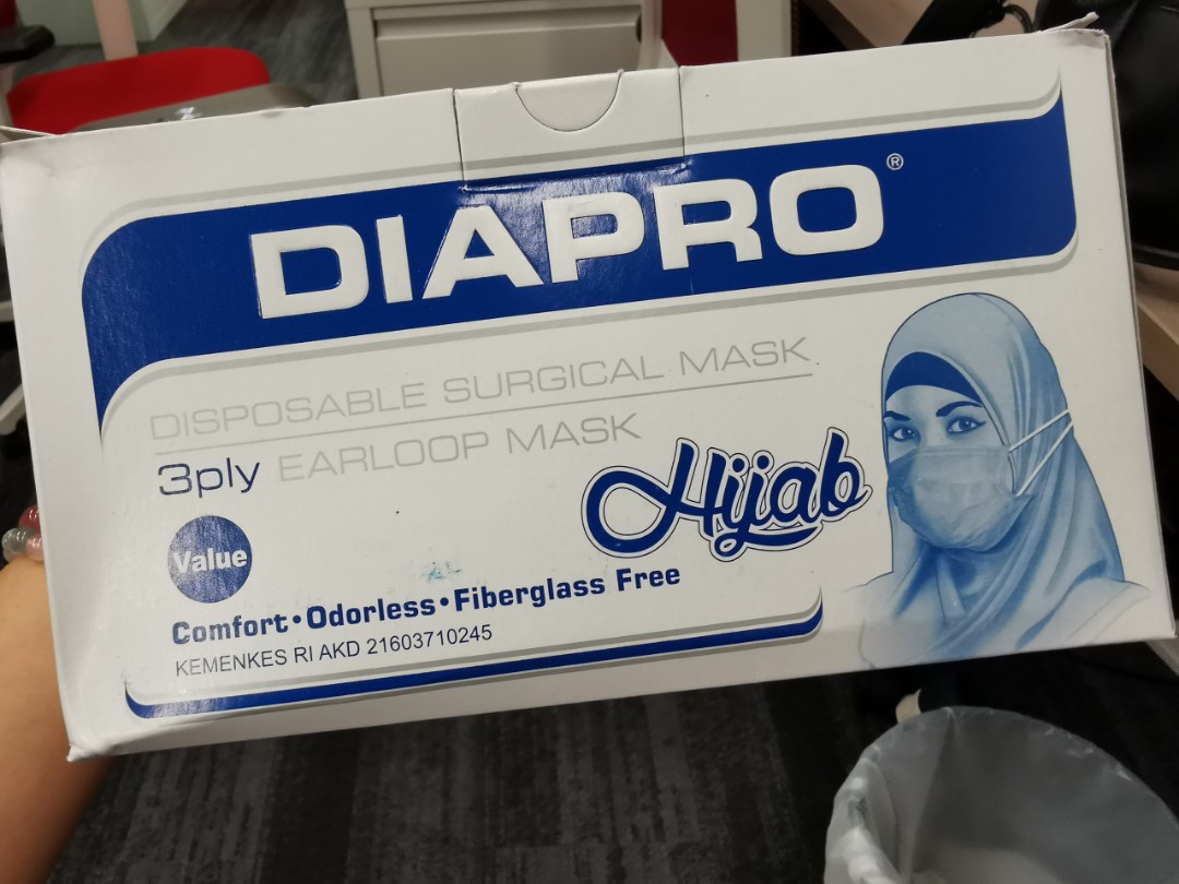 (現貨) 最後5 盒Diapro mask, 有齊vfe bfe pfe 99%, 健康及營養食用品, 口罩、面罩 - Carousell