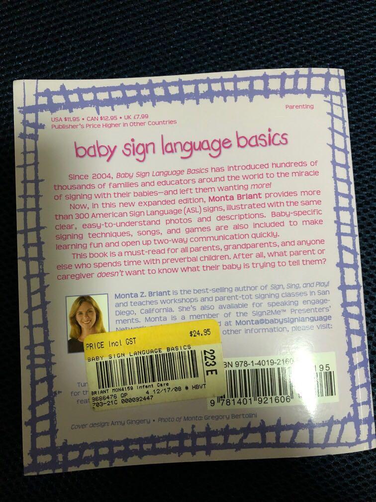 Baby sign language basics book, Hobbies & Toys, Books & Magazines ...