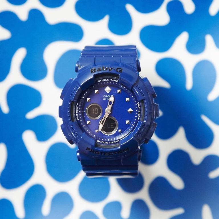 Casio Baby G Blue Analog Watch BA125-2, Women's Fashion, Watches ...