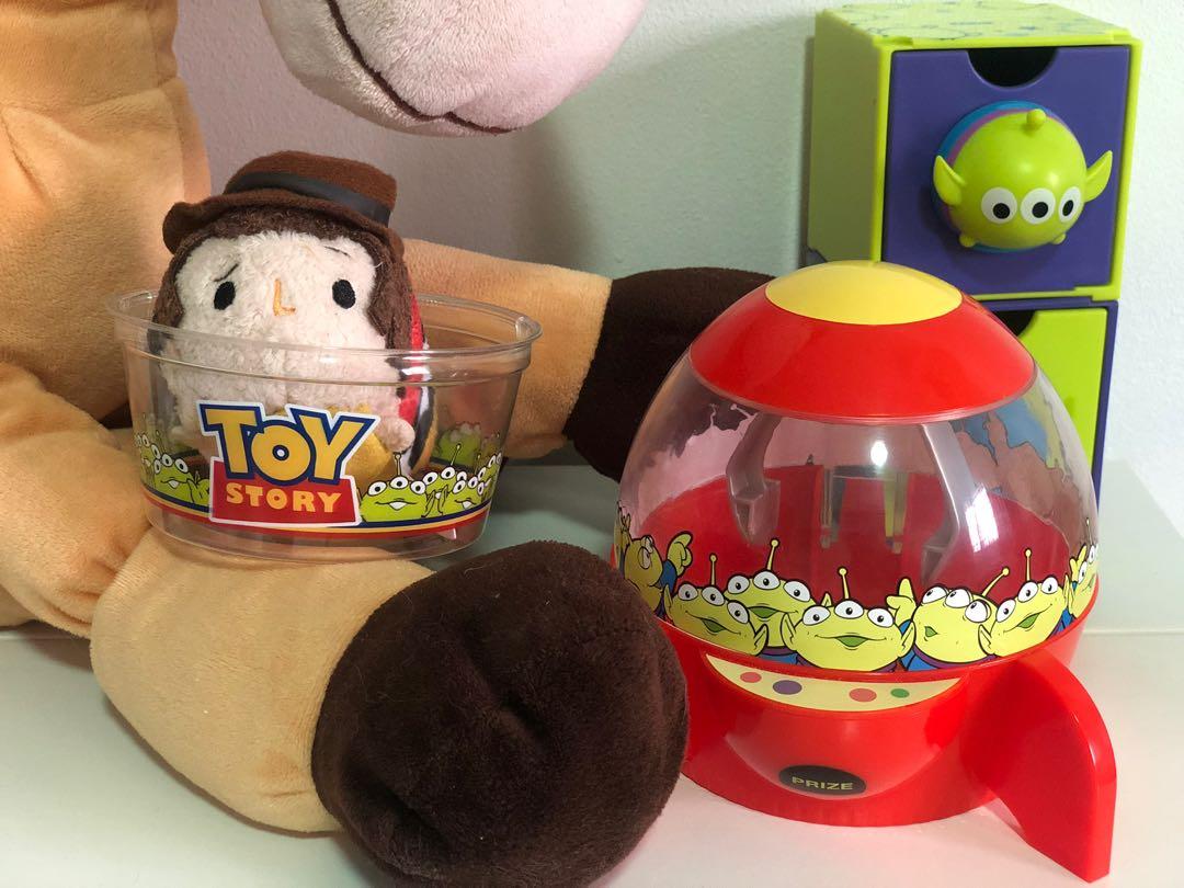 Claw Machine Disney Toy Story Space Crane Alien Container with the claw ...